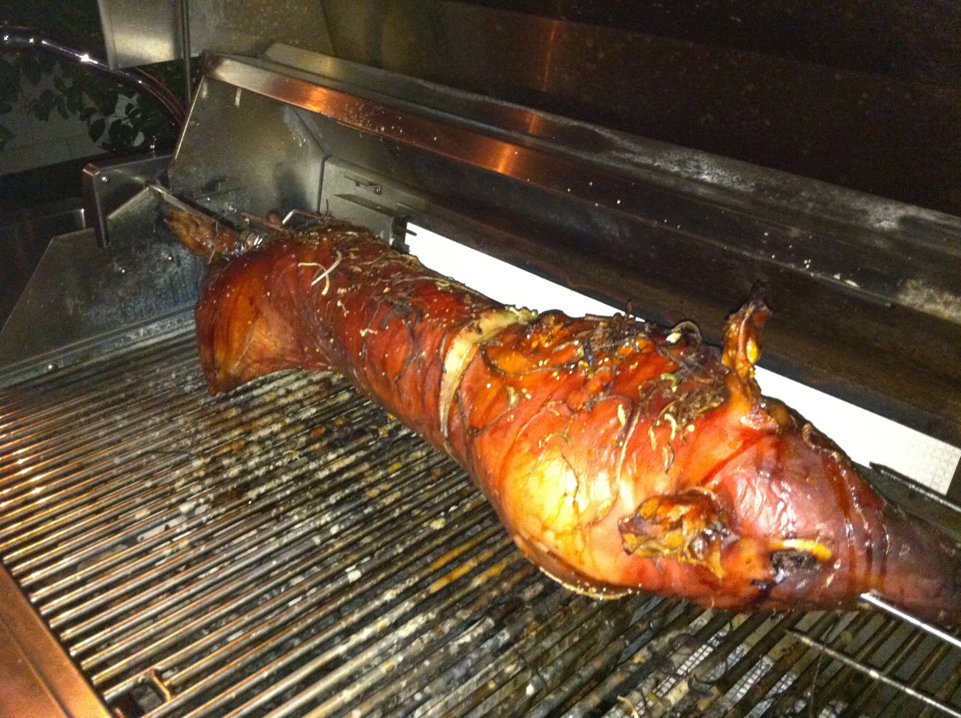 Spit-Roasted Pig on the Barbecue - Delishably