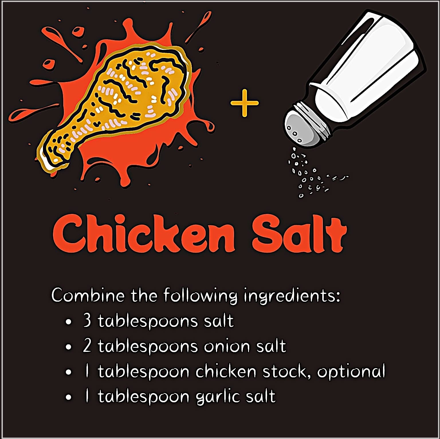 How to Make KFC Seasoning Salt/Chicken Salt for Hot Chips - Delishably