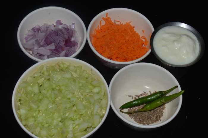 Cucumber and Onion Raita Recipe - Delishably