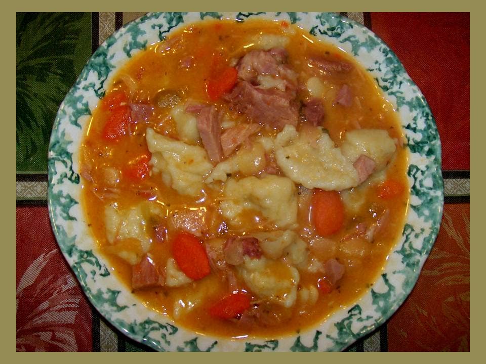 Ham and Bean Soup With Dumplings: Grandma's Fart Soup Recipe - Delishably