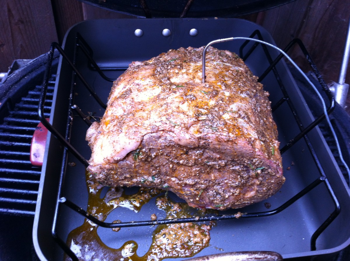 Killer Barbecued Prime Rib Roast on the Kamado Grill - Delishably