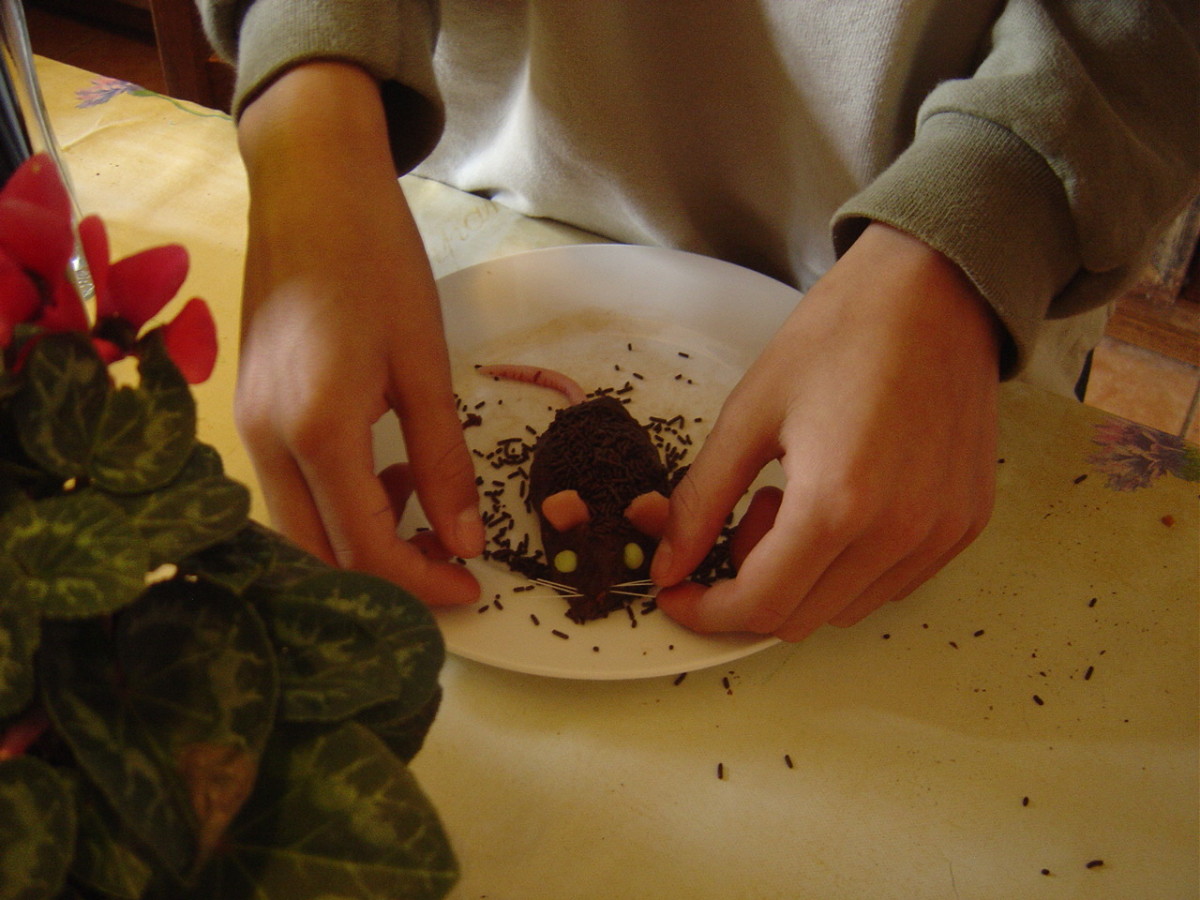 How to Make a Rat-Shaped Cake for Halloween or Birthdays - Delishably