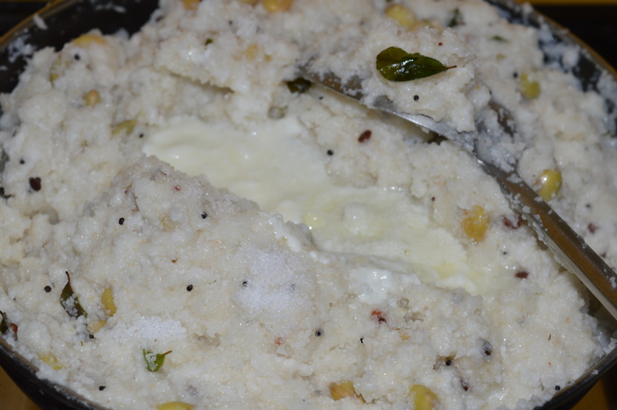 Rice Semolina Steamed Dumplings Recipe (Rice Pundi) - Delishably