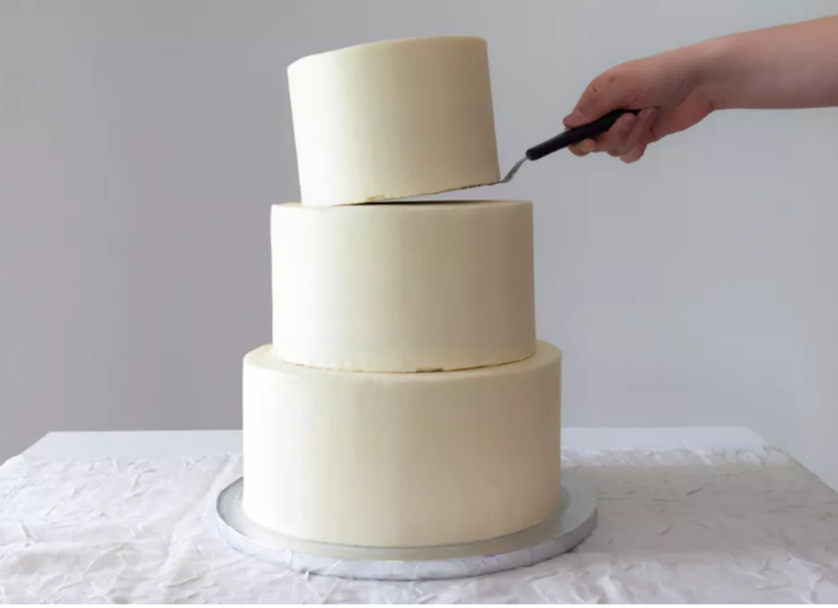 Cake Decorating Basics: How to Stack a Tiered Cake - Delishably