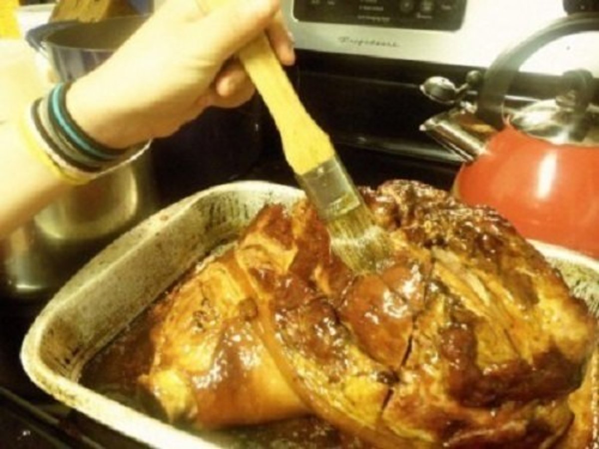 Easy Pineapple Cherry Easter Ham Glaze - Delishably