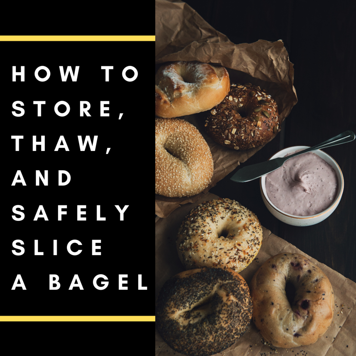How to Store, Freeze, Thaw, and Safely Slice a Bagel - Delishably
