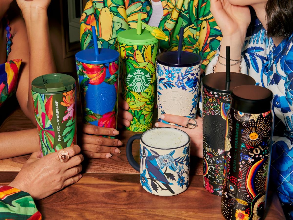 Starbucks and Farm Rio Unveil Stunning New Collection - Delishably