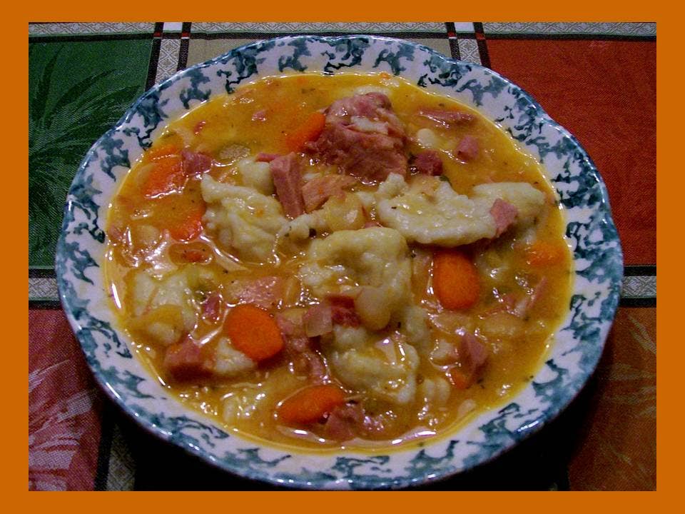 Ham and Bean Soup With Dumplings: Grandma's Fart Soup Recipe - Delishably