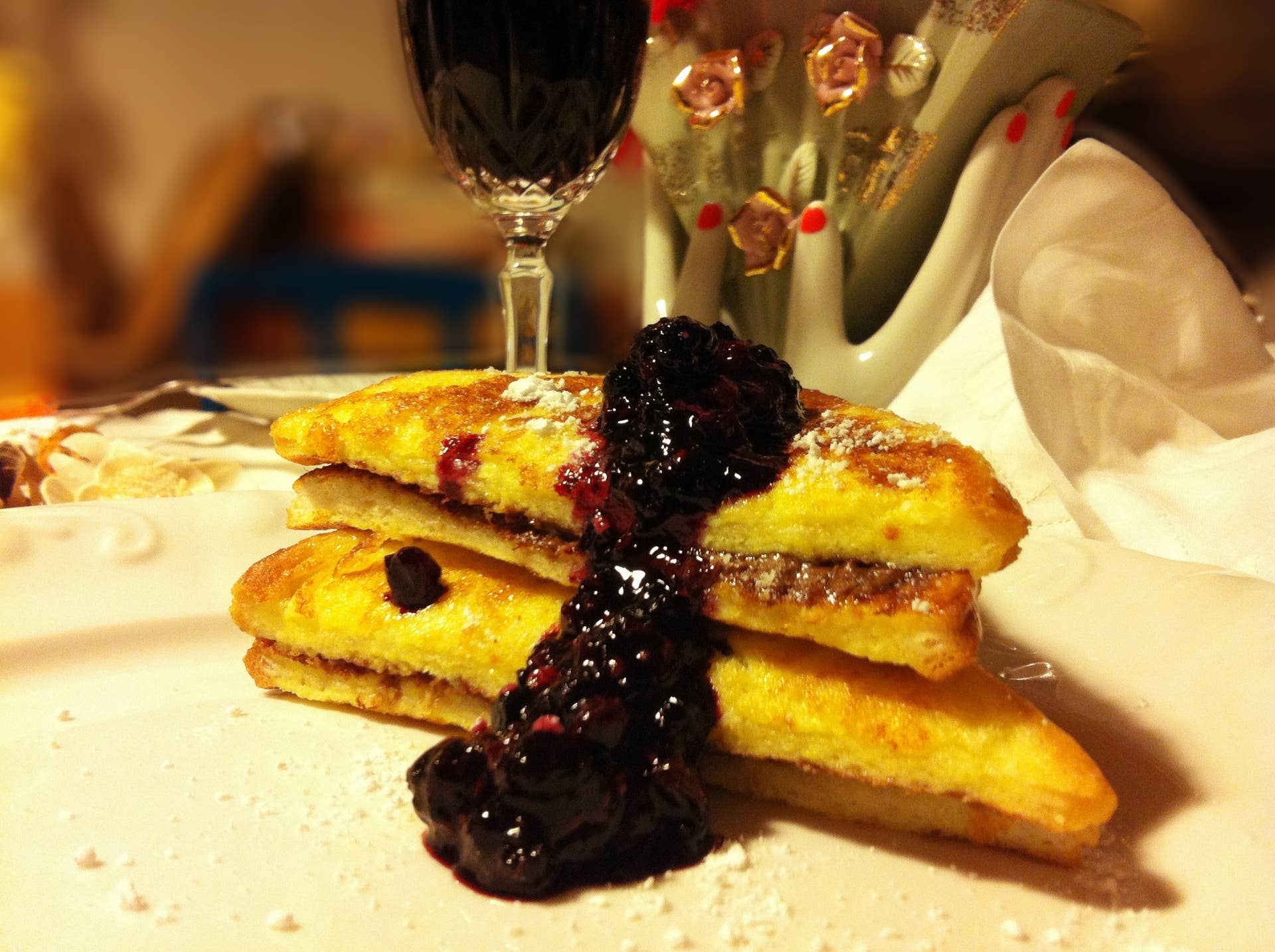 Goth Food Ideas for Parties: Hot Nutella Sandwiches (& More!) - Delishably