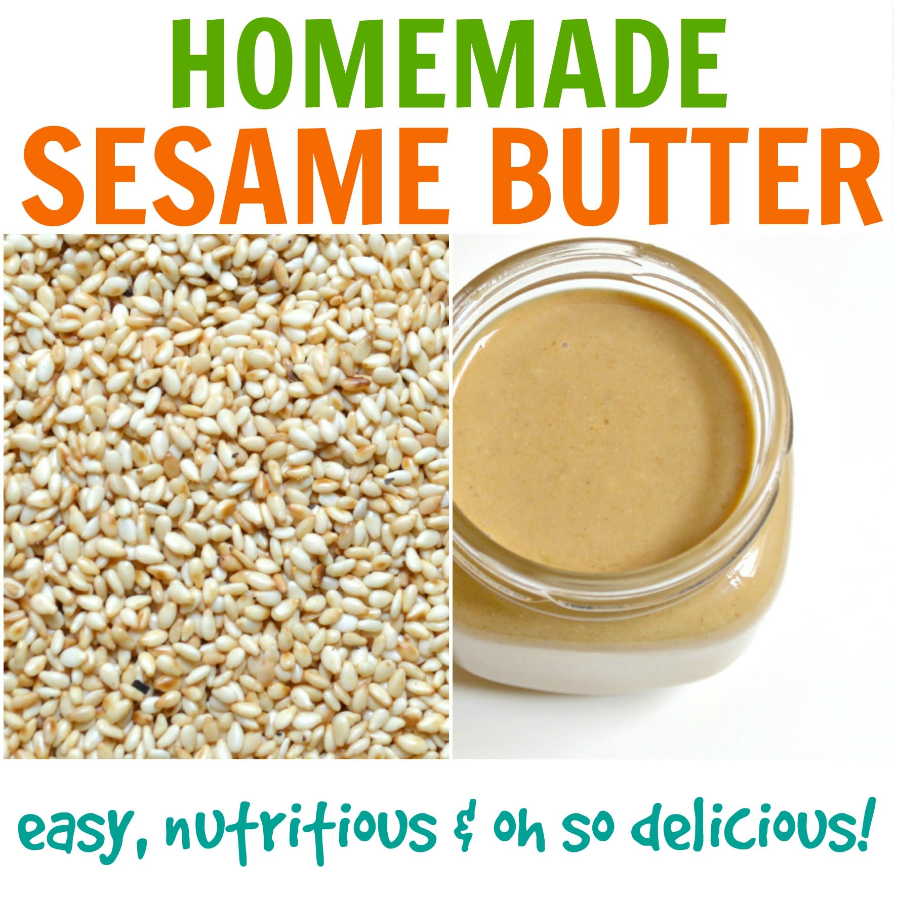 How to Make Sesame Butter at Home - Delishably