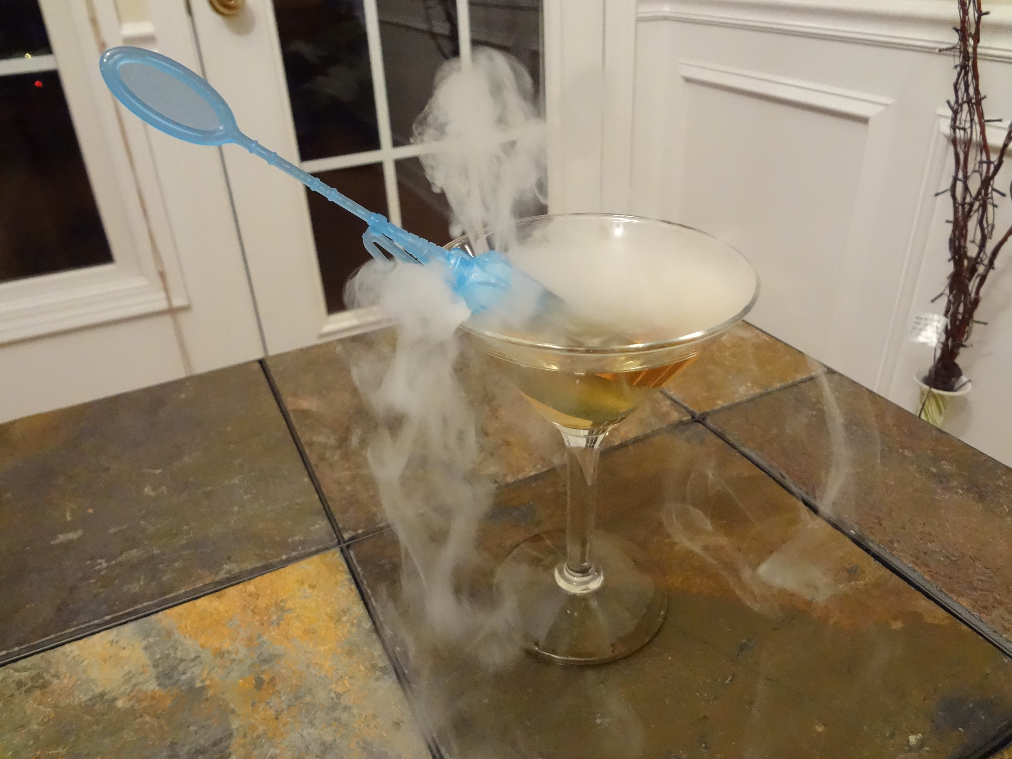 Using Dry Ice in Drinks to Make Smoking, Bubbling Libations - Delishably