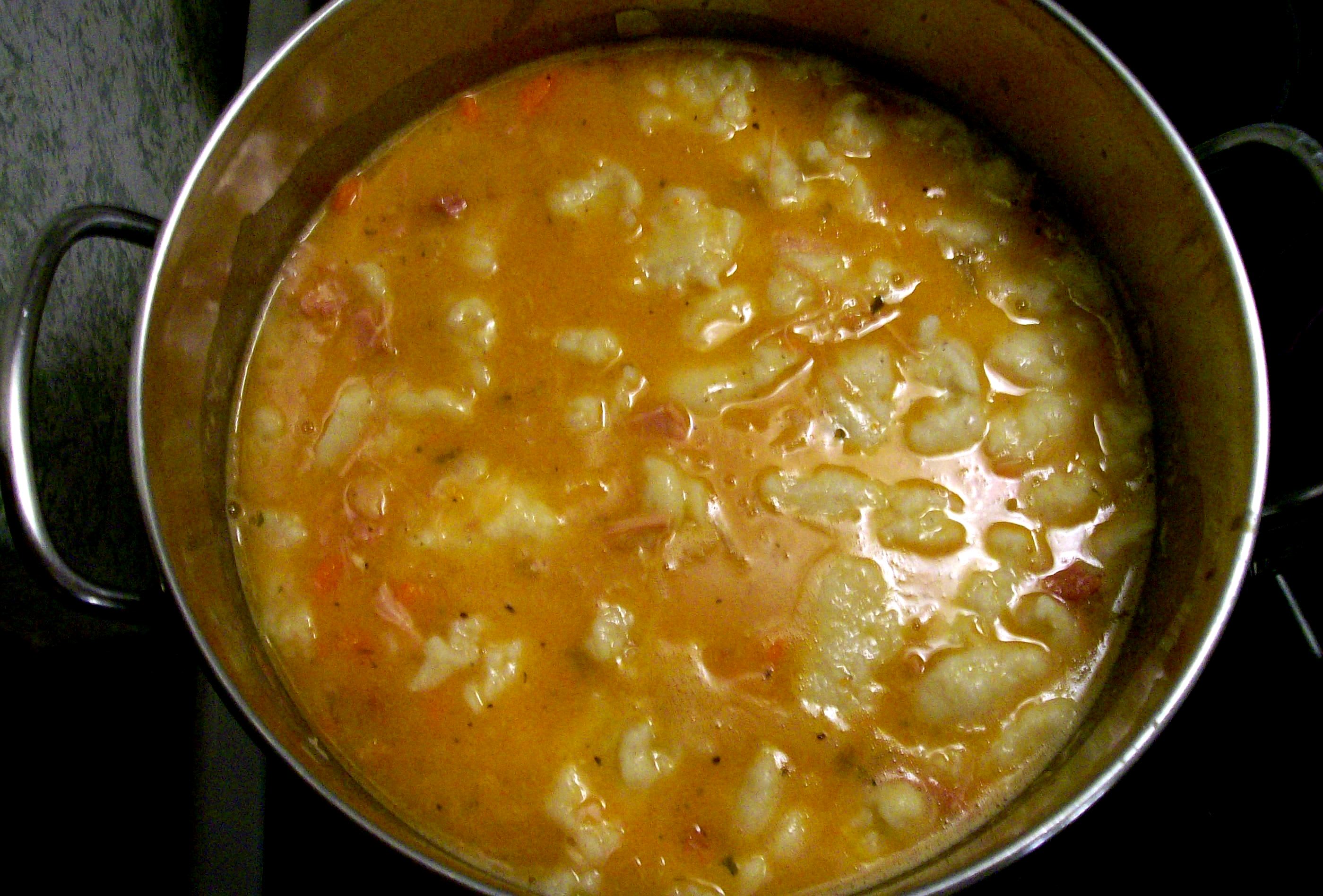 Ham and Bean Soup With Dumplings: Grandma's Fart Soup Recipe - Delishably