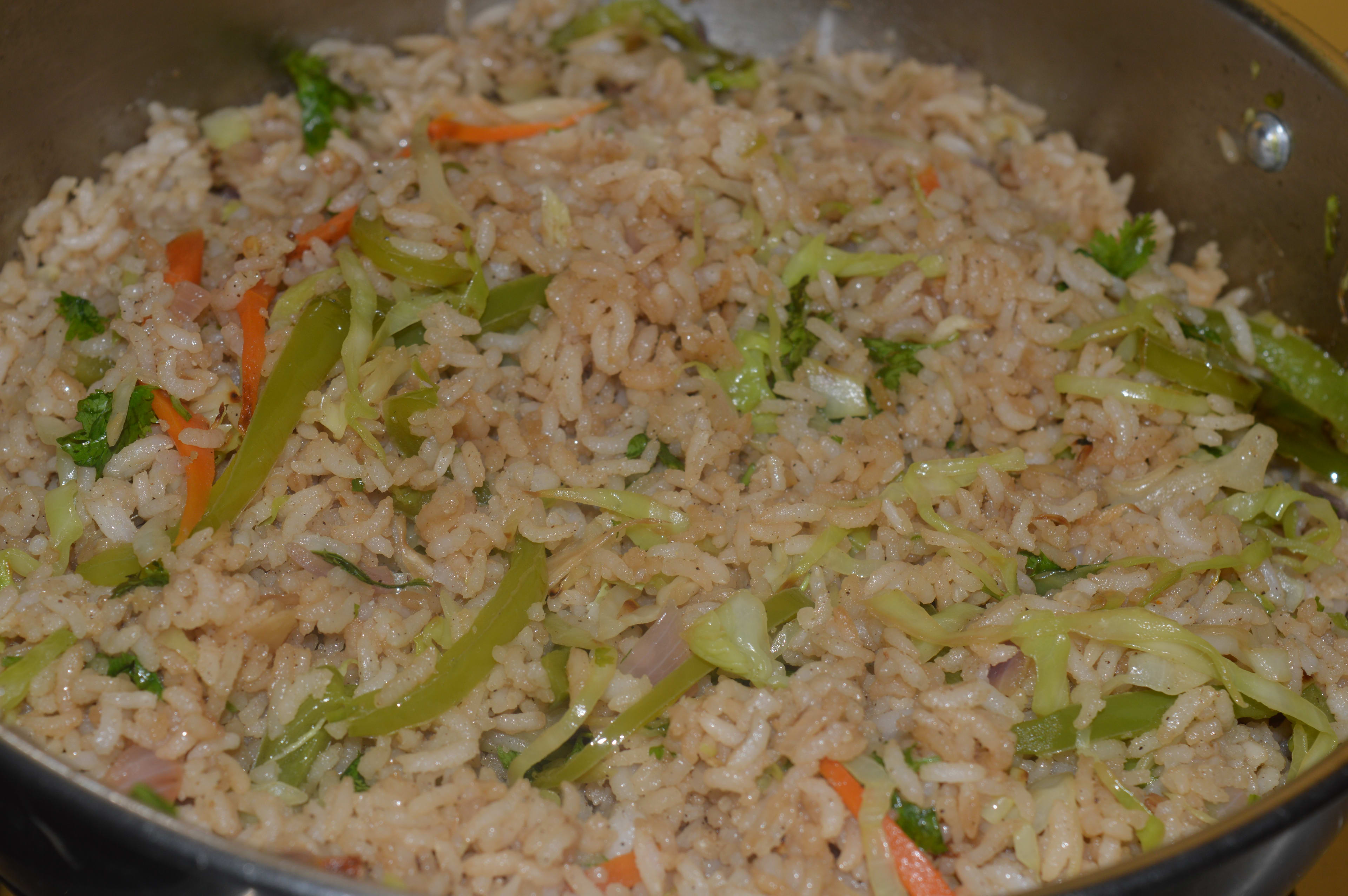 Cabbage Fried Rice Recipe - Delishably