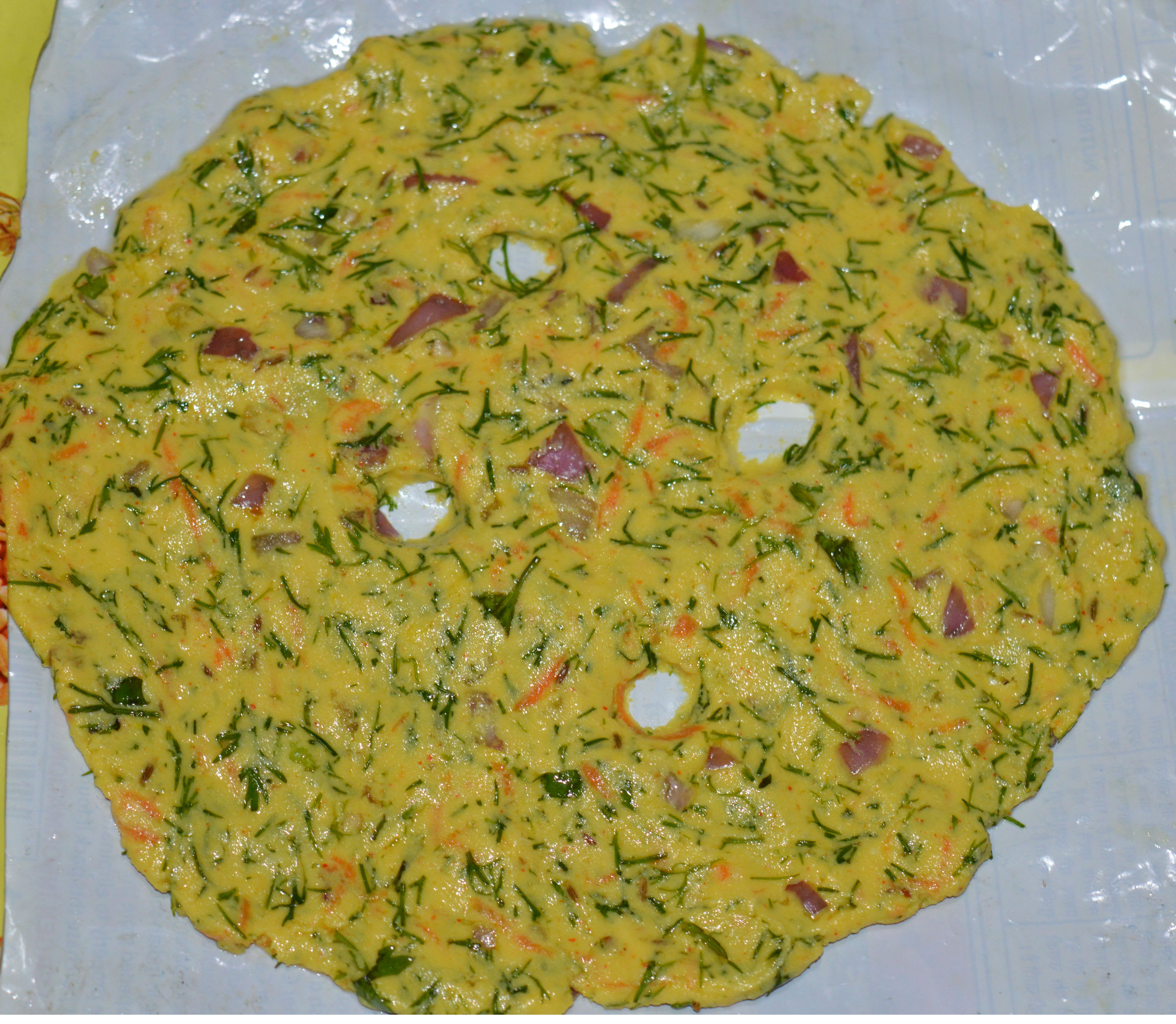 Indian Masala Akki Rotti Recipe (Masala Rice Roti) - Delishably