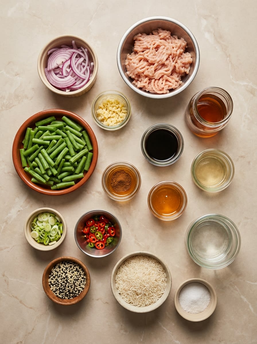 Sesame Ground Chicken Rice Bowls - Delishably