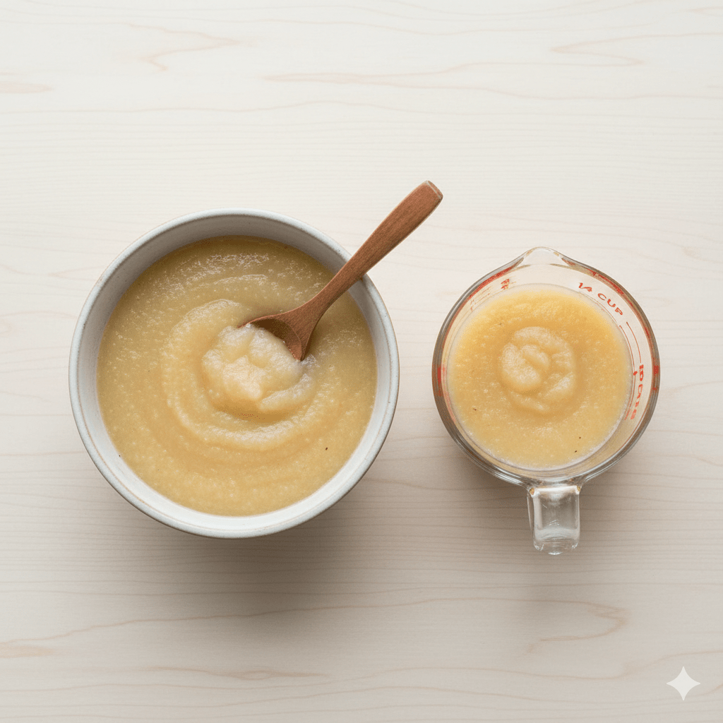 Need an egg substitute? Use applesauce, flax eggs, yogurt, bananas ...