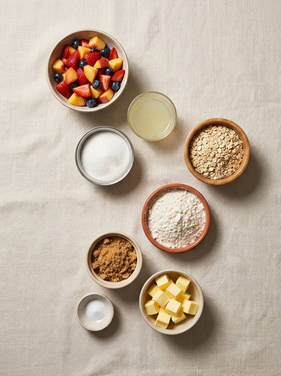 Fruit Crisp for Two - Delishably